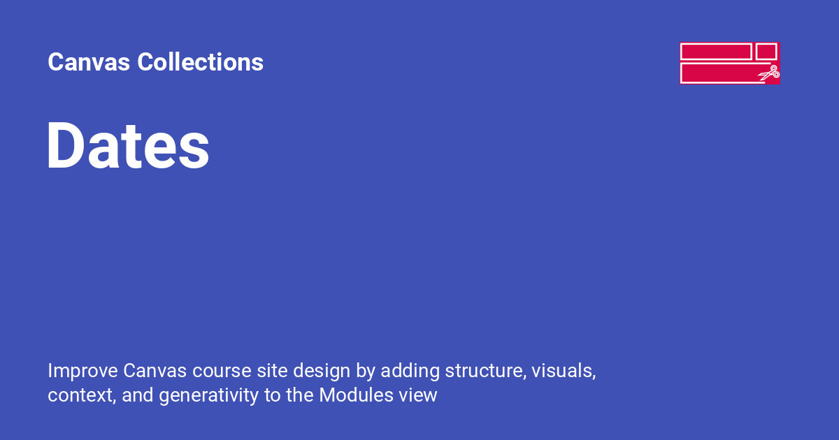 Dates - Canvas Collections