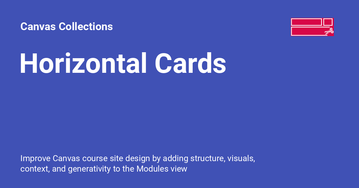 Horizontal Cards - Canvas Collections
